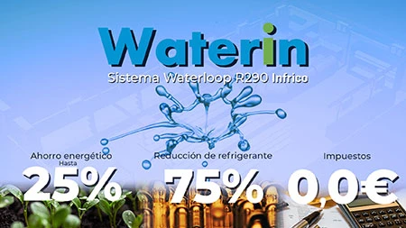 Sistema de refrigeración comercial WaterIn de Infrico Supermarket, una ...