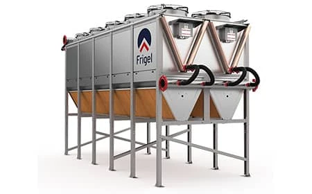 El sistema de enfriamiento adiabático Ecodry de Frigel reduce el uso de ...