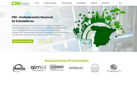 CNI se adapta a su renovada imagen con nueva web - caloryfrio.com