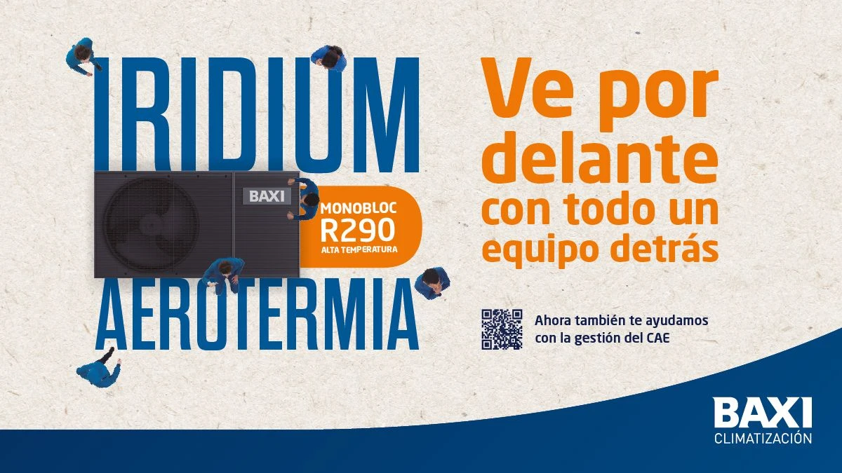 BAXI da un paso adelante con la nueva aerotermia Iridium: R290, 6 zonas ...
