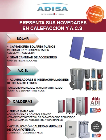 ADISA presenta sus novedades en su catálogo de soluciones de alto ...