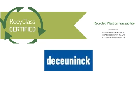 Deceuninck logra su primera certificación RecyClass para uso de PVC ...