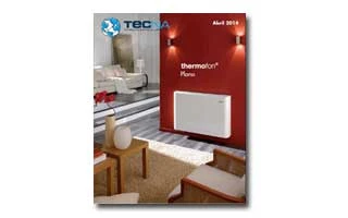 Nuevo catálogo de radiadores Thermofon® Plano, de Tecna - caloryfrio.com
