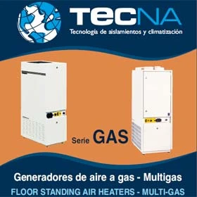 Pequeños generadores de Tecna a gas y gasoil - caloryfrio.com